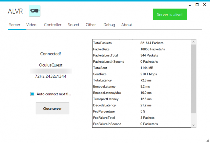 Oculus Quest/Goで徹底的にALVRの遅延と画質をチューニングする | VRまにあっくす！